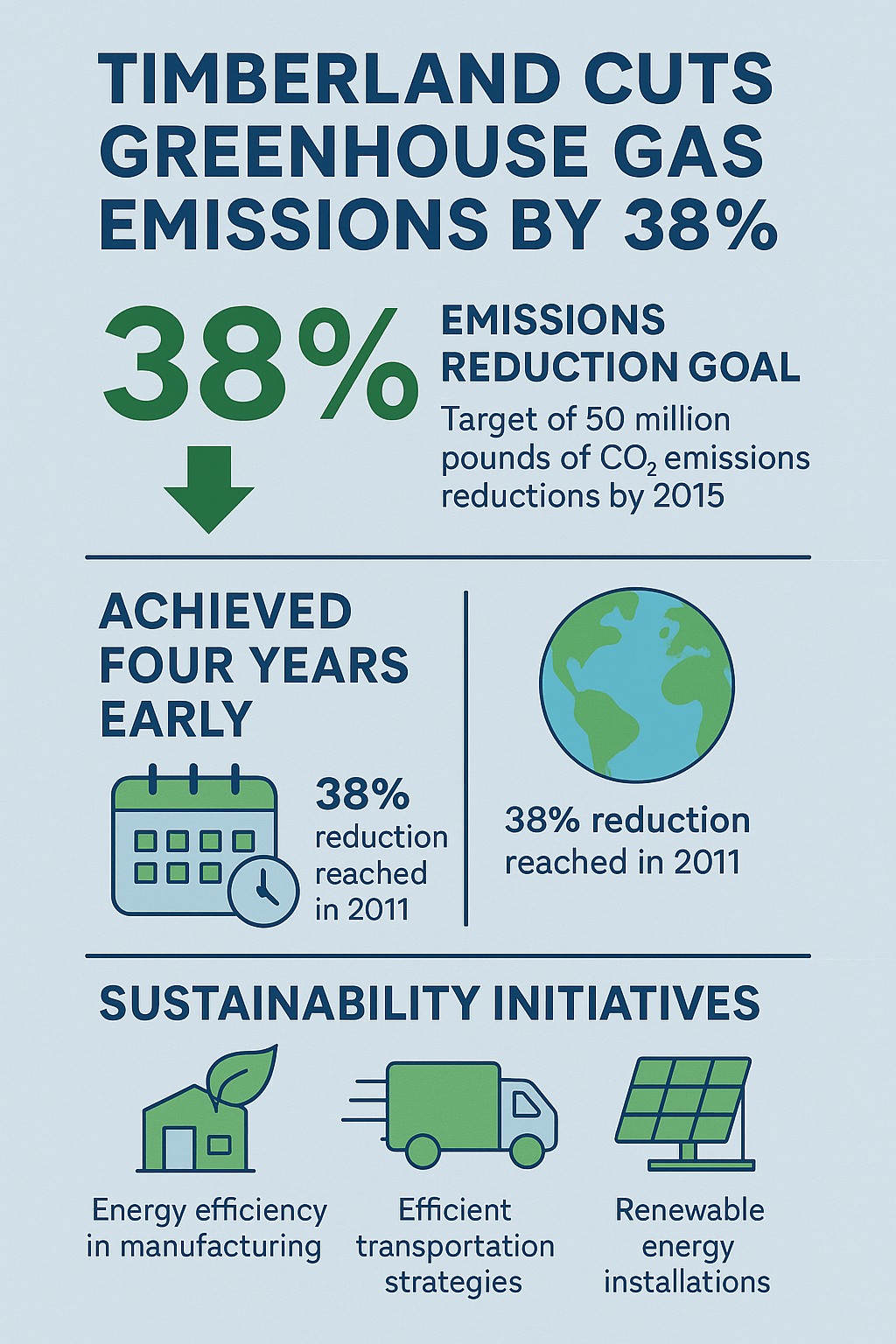 Timberland Company Emissions Reductions Achieved