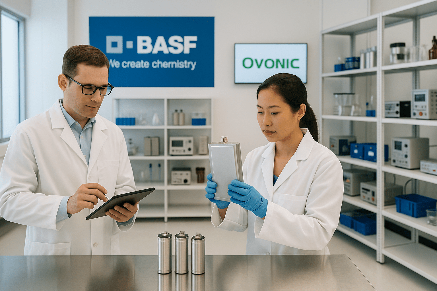 BASF Buys Ovonic Battery for EV Growth